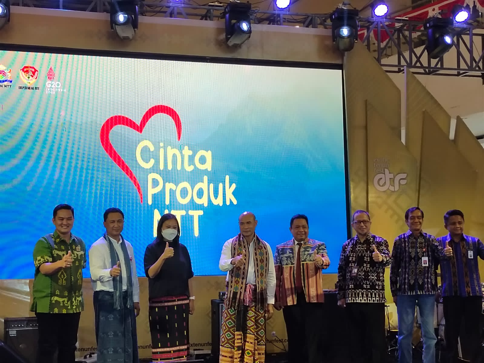 LOGO CINTA PRODUK NTT di Launching secara Resmi pada acara Exotic Tenun ...