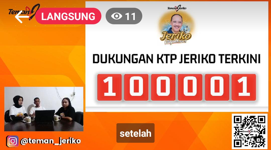 Terbukti!!! Dukungan KTP Untuk Jeriko Sudah 100.000 - sonafntt-news.com